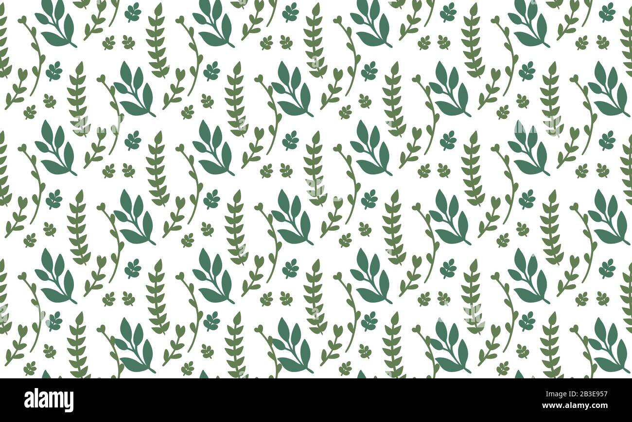Elegant Botanical leaf pattern background, with modern flower design ...