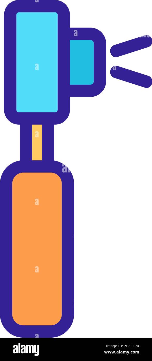 Tool vision icon vector. Isolated contour symbol illustration Stock ...