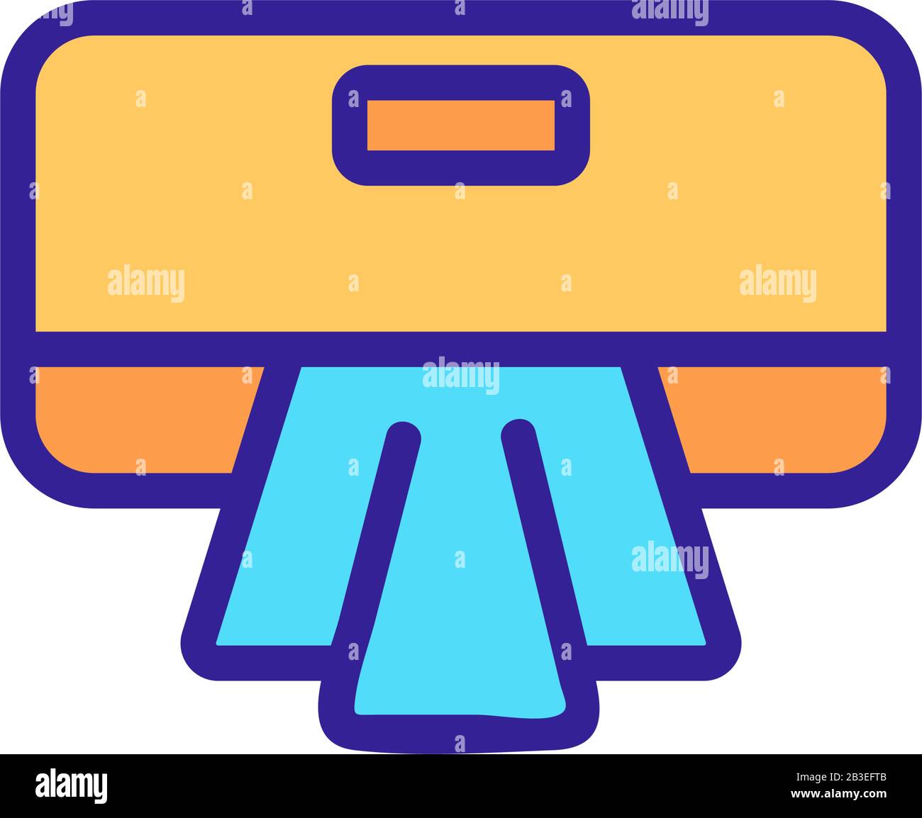 paper napkin vector icon. Isolated contour symbol illustration Stock ...