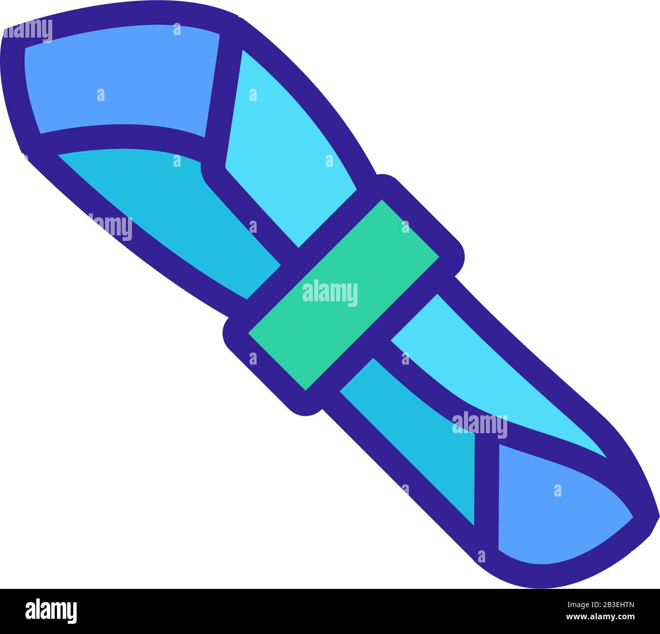 paper napkin vector icon. Isolated contour symbol illustration Stock ...