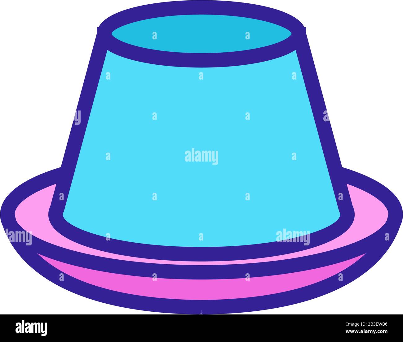 Jelly vector icon. Isolated contour symbol illustration Stock Vector ...