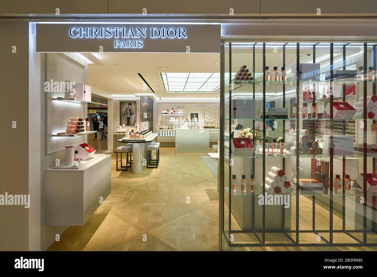 HONG KONG, CHINA - CIRCA JANUARY, 2019: Christian Dior storefront in ...