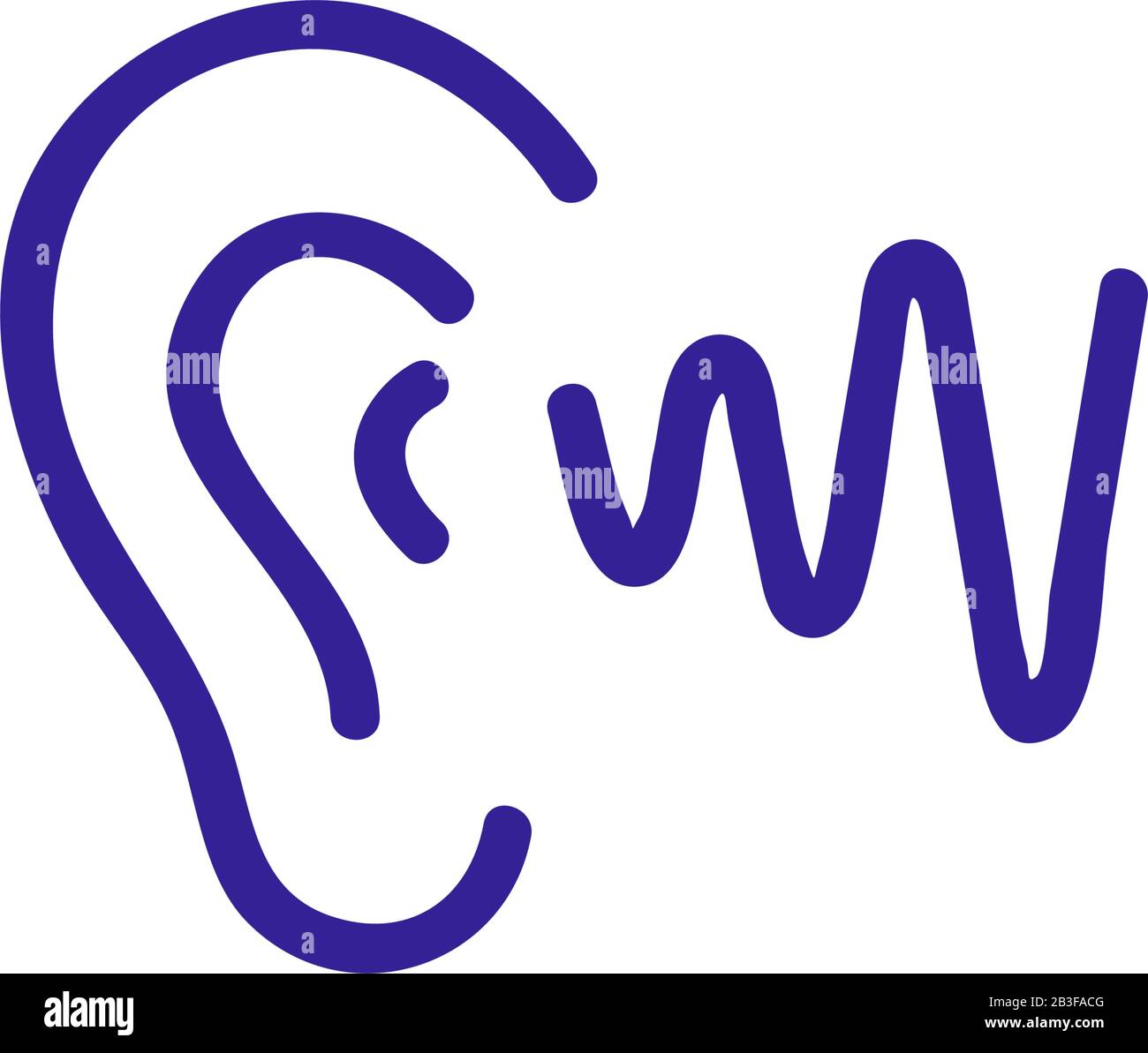 Vibration sound icon vector. Isolated contour symbol illustration Stock ...