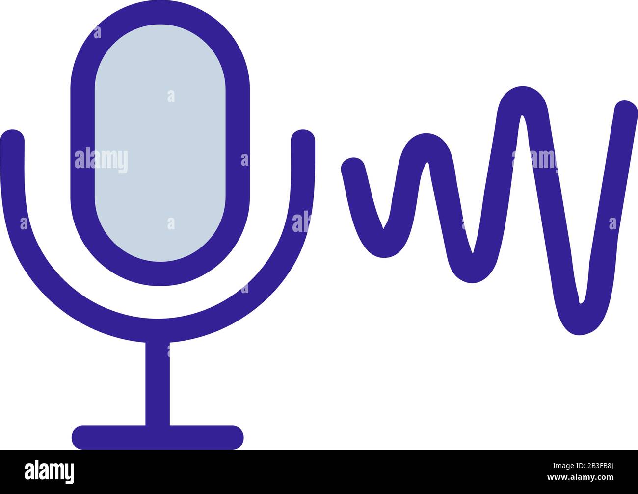 Vibration sound icon vector. Isolated contour symbol illustration Stock ...