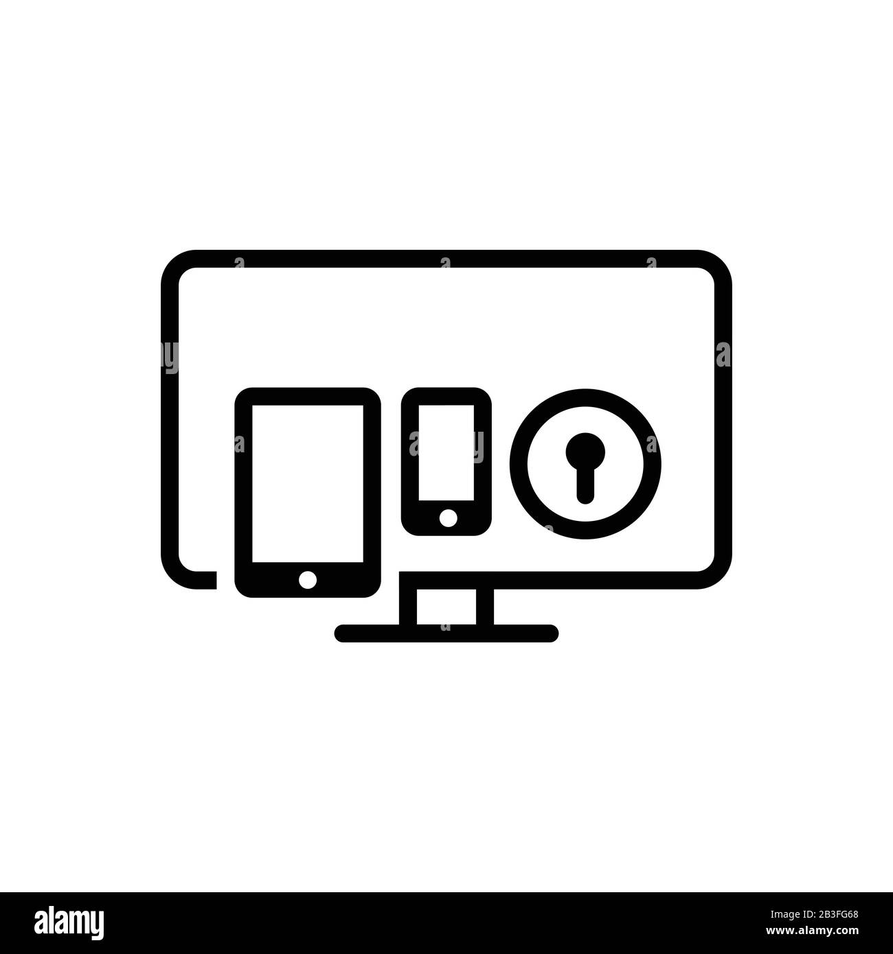 Multi device icon Stock Vector Image & Art - Alamy
