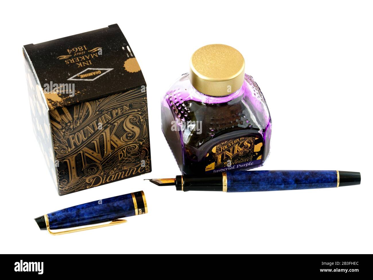 Fountain pen ink bottle hi-res stock photography and images - Alamy