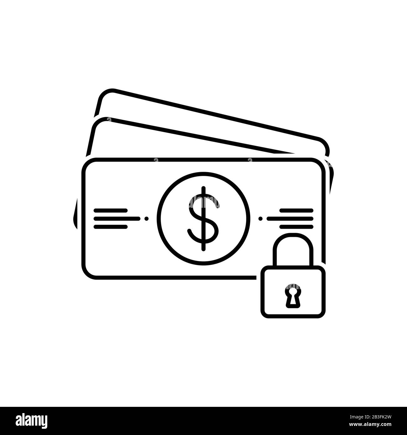 Payment protection icon Stock Vector Image & Art - Alamy
