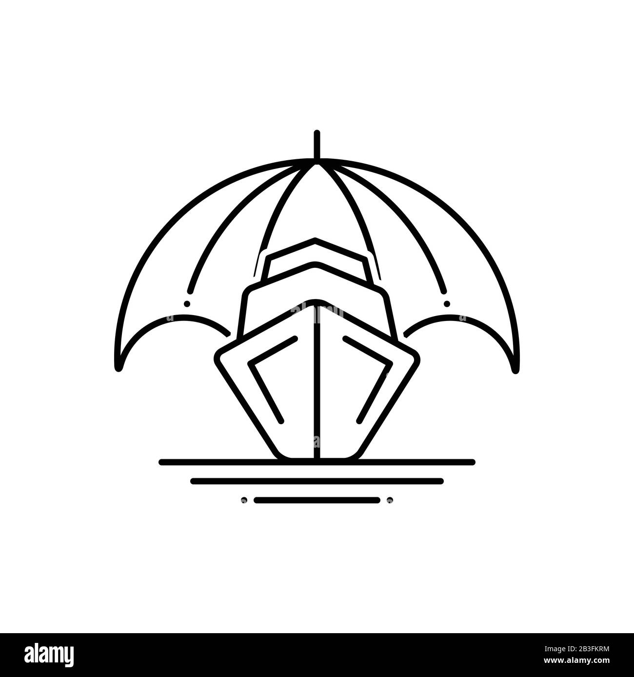 Boat insurance icon Stock Vector Image & Art - Alamy