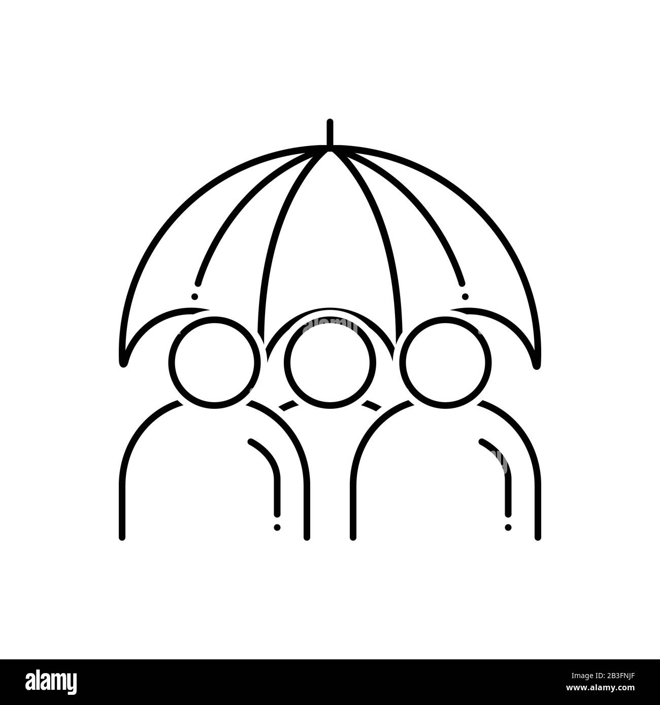 Insurance group Stock Vector Images - Alamy