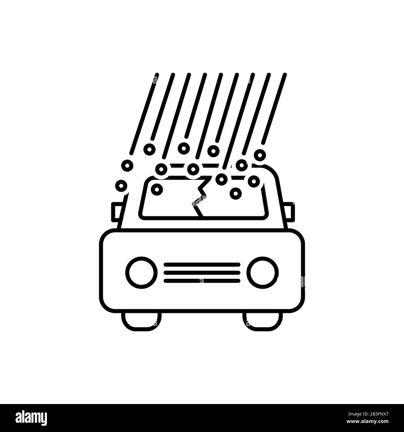 Hail damage icon Stock Vector Image & Art - Alamy