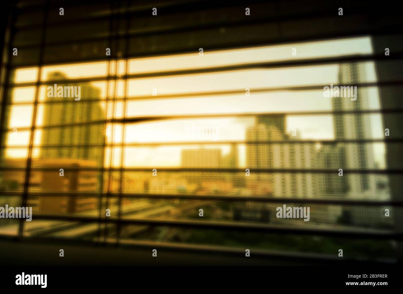 City blurred background, Window view Stock Photo - Alamy