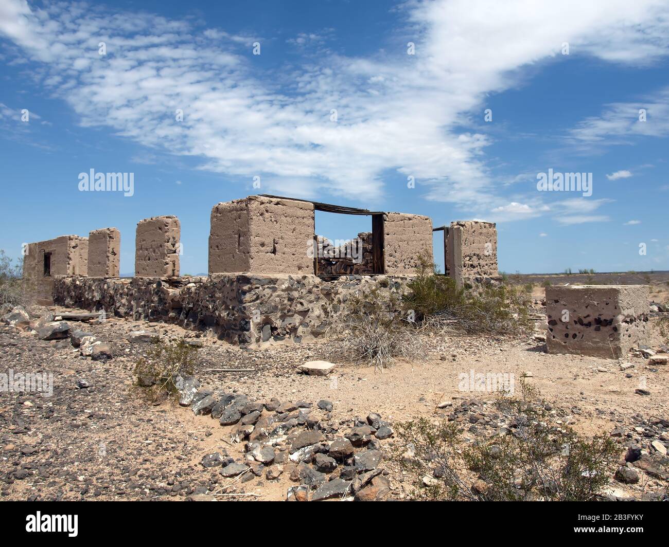 This is the remains of an old stage coach stop near the abandoned town ...
