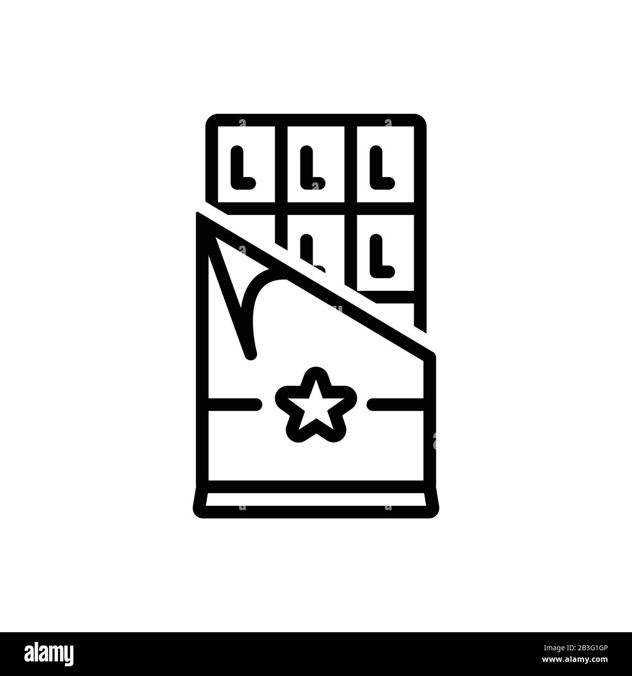 Chocolate bar icon Stock Vector Image & Art - Alamy