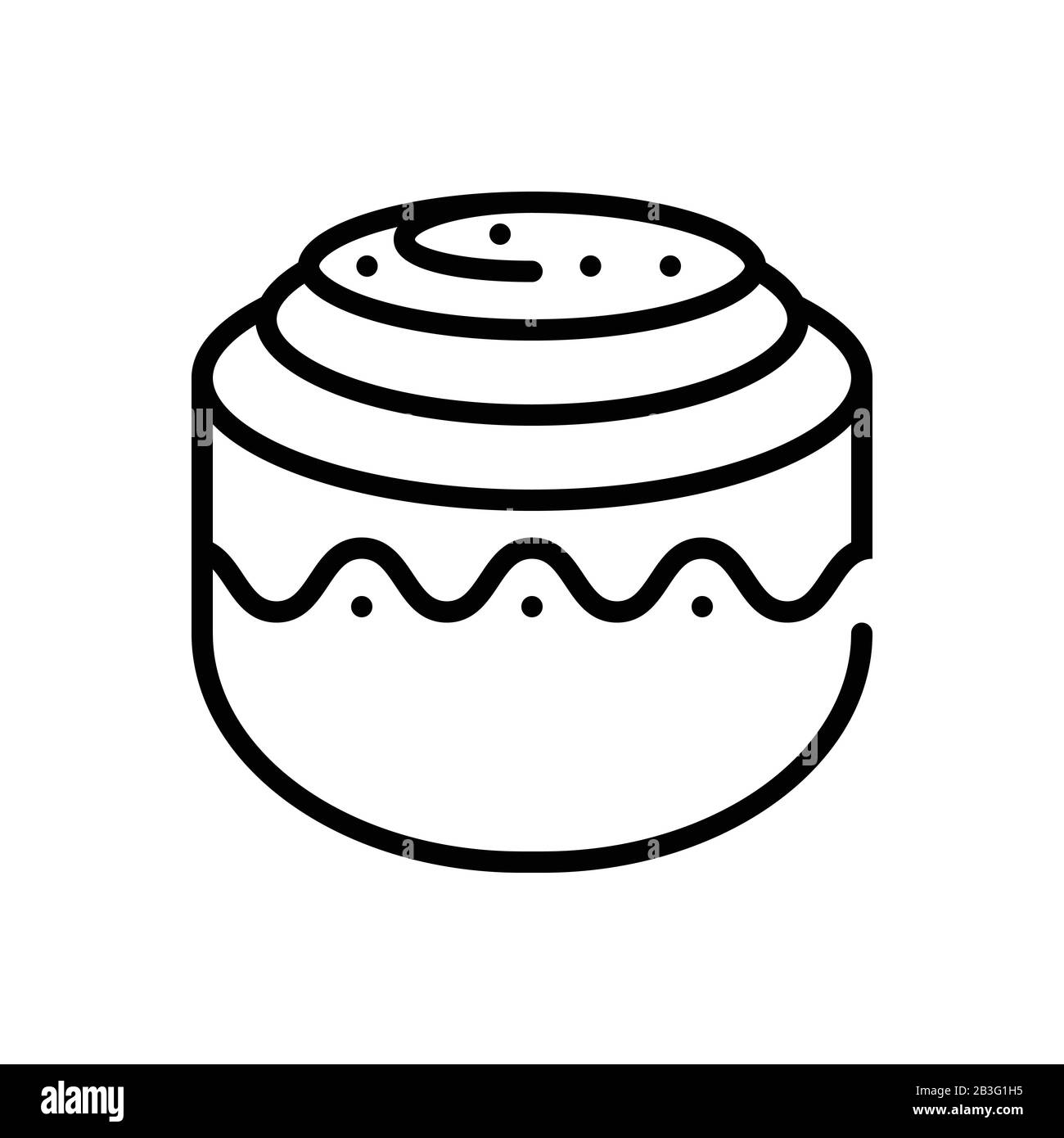 Cinnamon roll icon Stock Vector Image & Art - Alamy