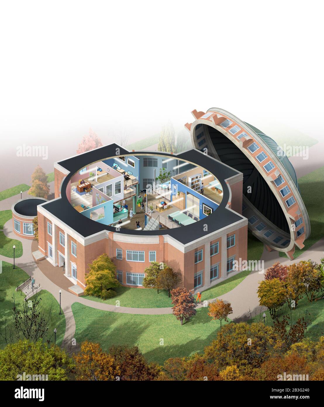 Top of apartment building hi-res stock photography and images - Alamy