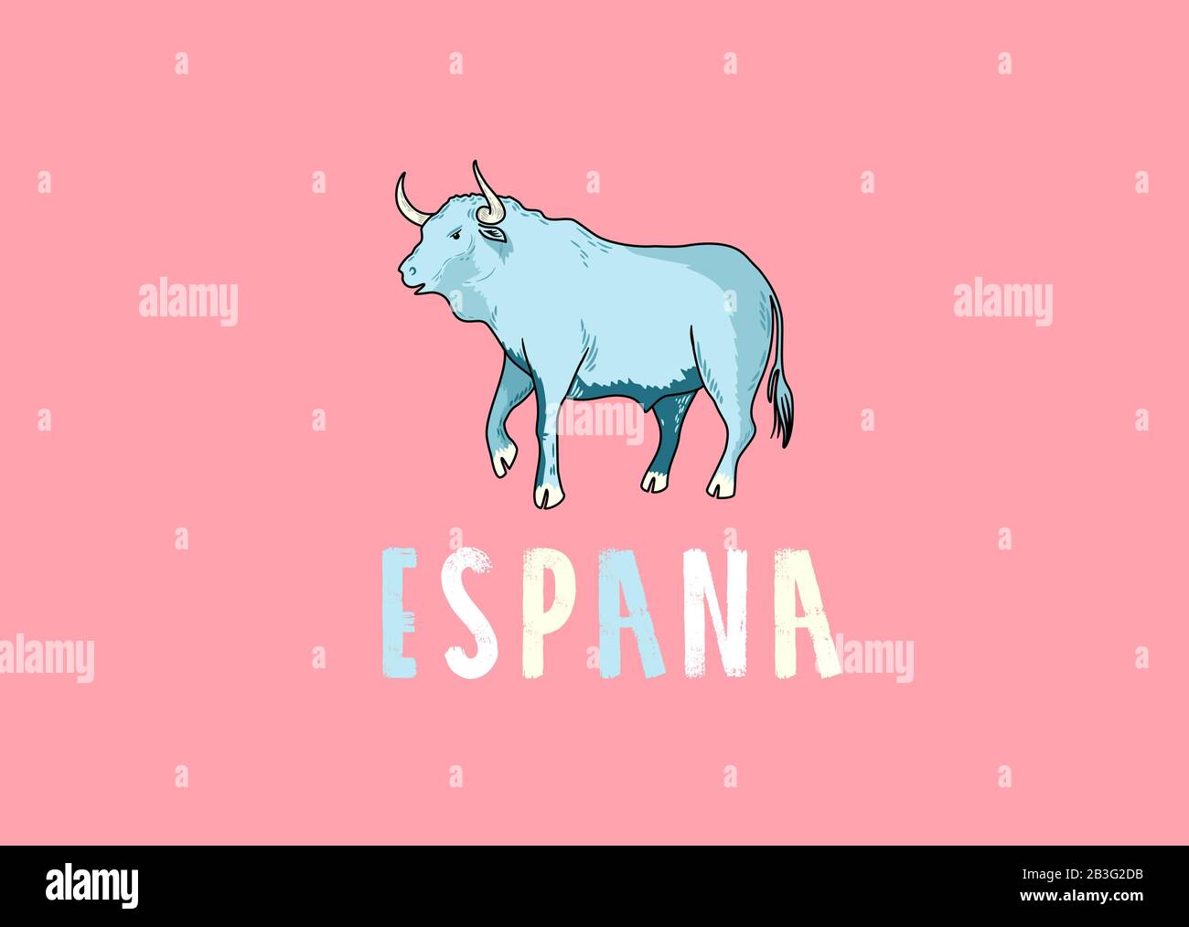 Spanish bull symbol hi-res stock photography and images - Alamy