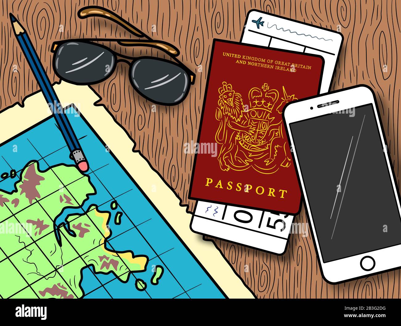 British Passport World Map High Resolution Stock Photography and Images ...