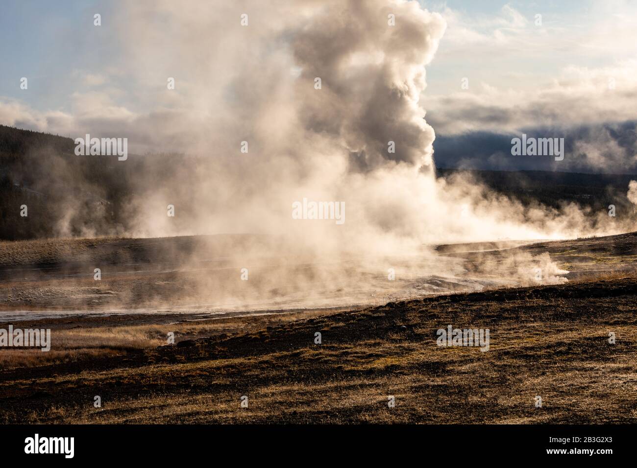 Yellowstone volcano air hi-res stock photography and images - Alamy