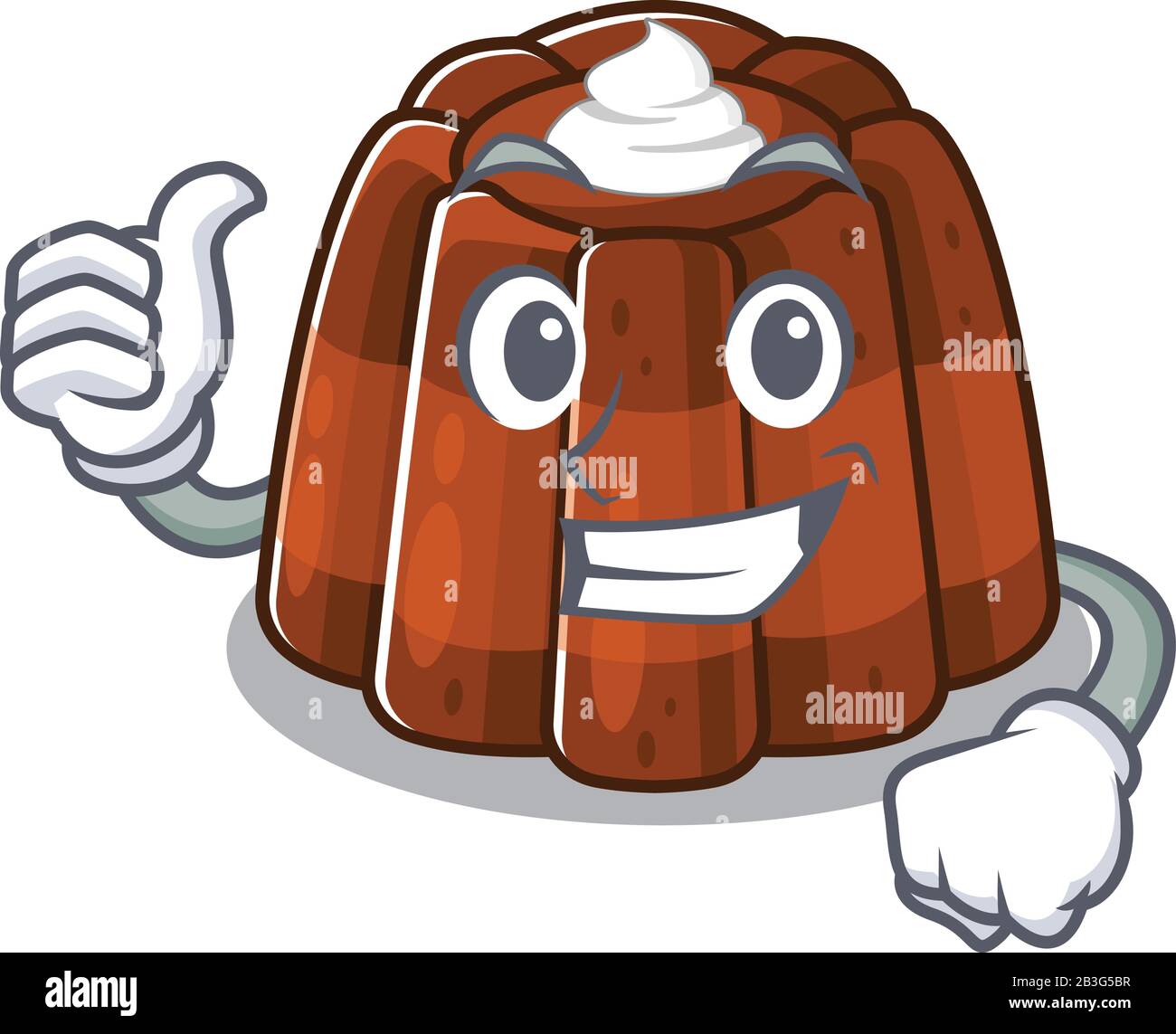 Banana chocolate mousse Stock Vector Images - Alamy