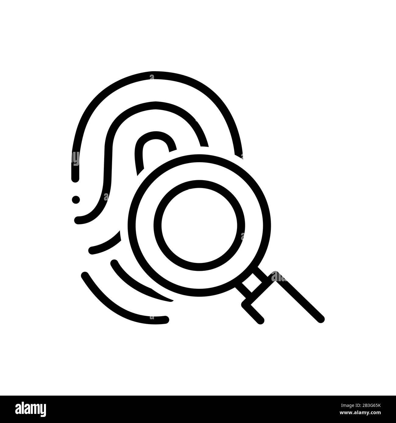 Fingerprint scan icon Stock Vector Image & Art - Alamy