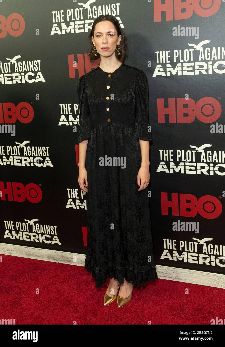 New York, NY - March 4, 2020: Rebecca Hall attends HBO's "The Plot ...