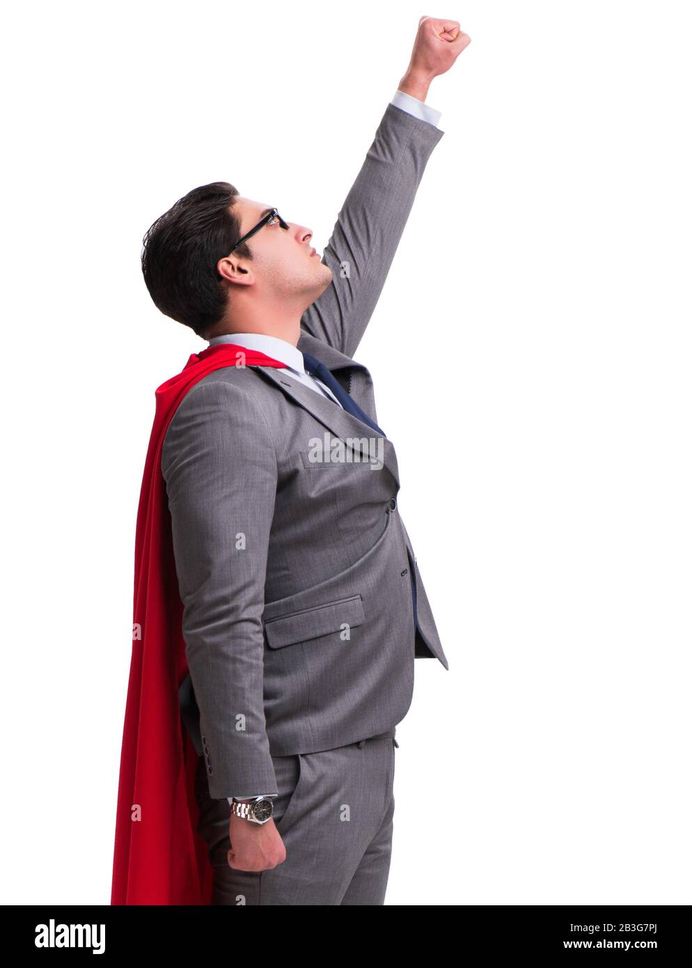 Superhero man taking suit off hi-res stock photography and images - Alamy