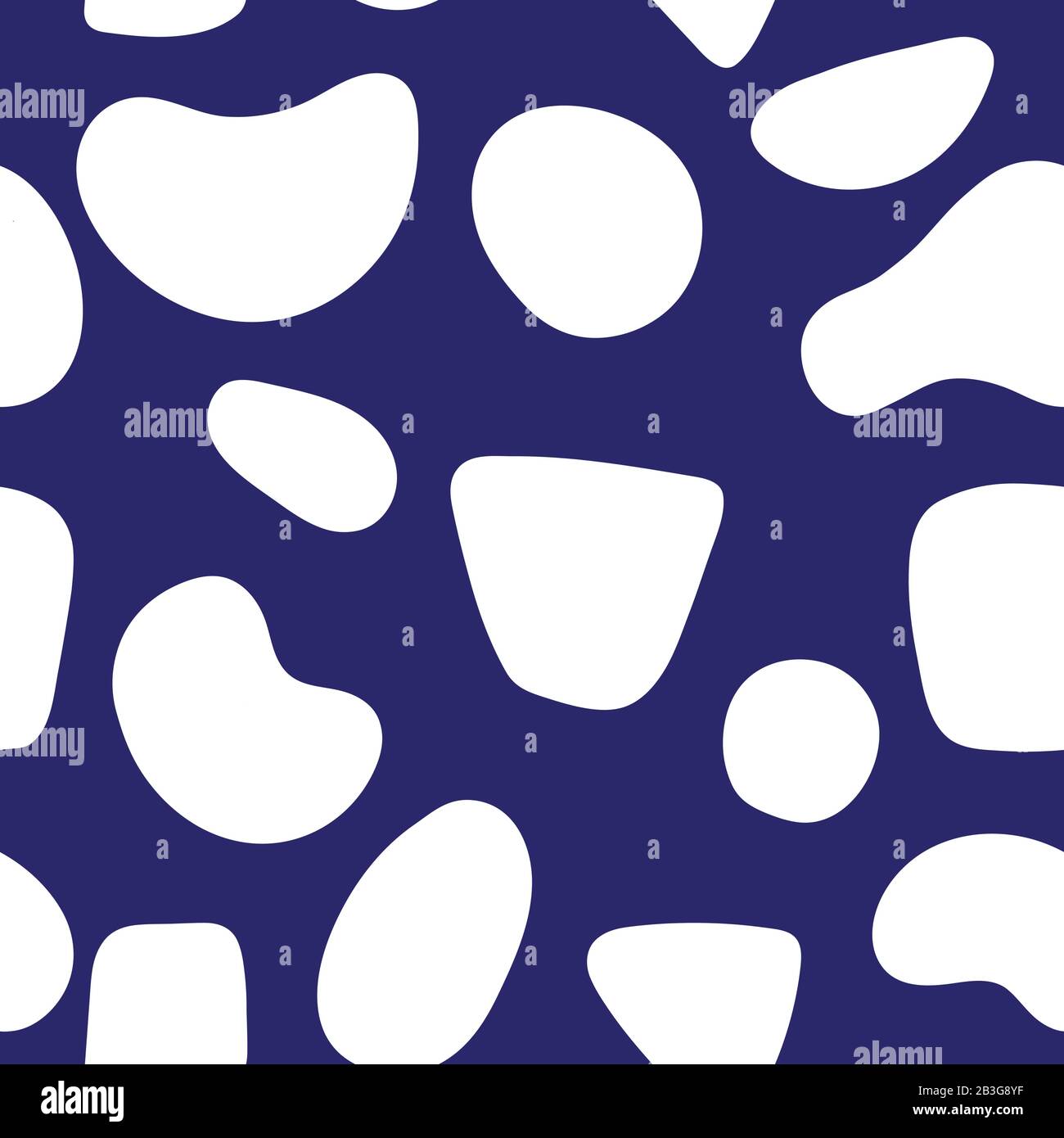 Abstract modern retro seamless background spots shapes Stock Vector ...