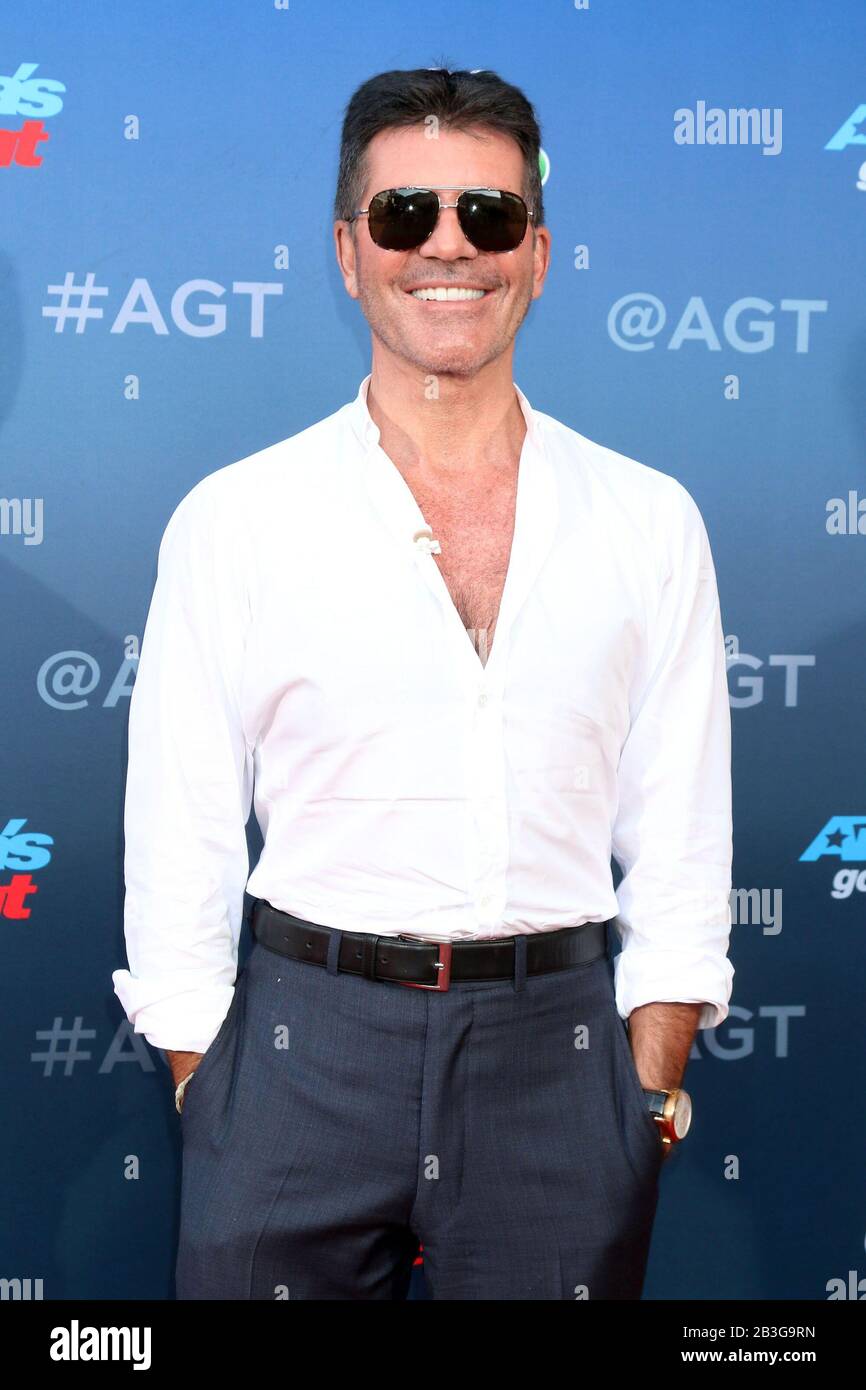 Pasadena, CA. 4th Mar, 2020. Simon Cowell at arrivals for America's Got ...