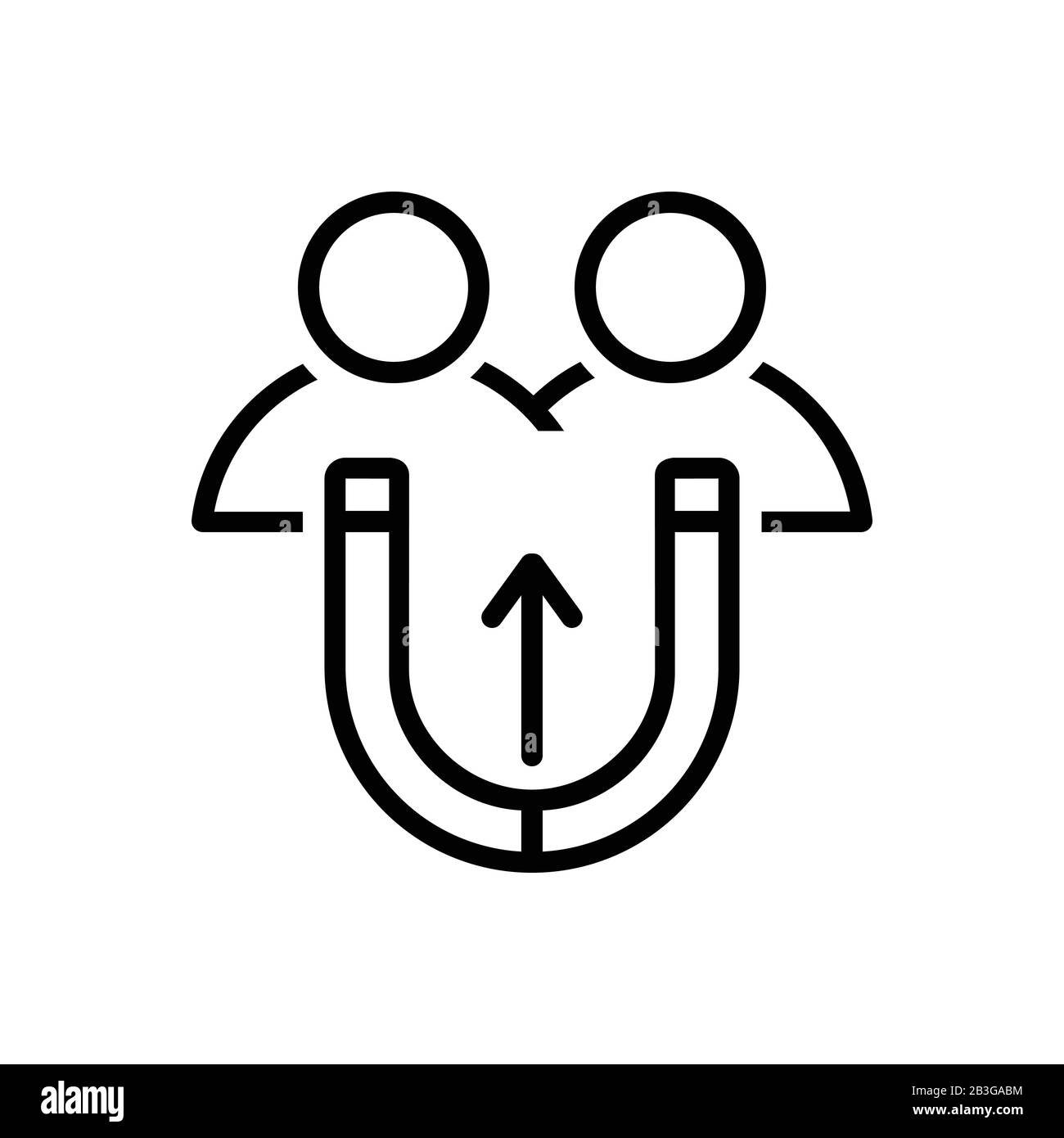 Attracting customer Stock Vector Images - Alamy