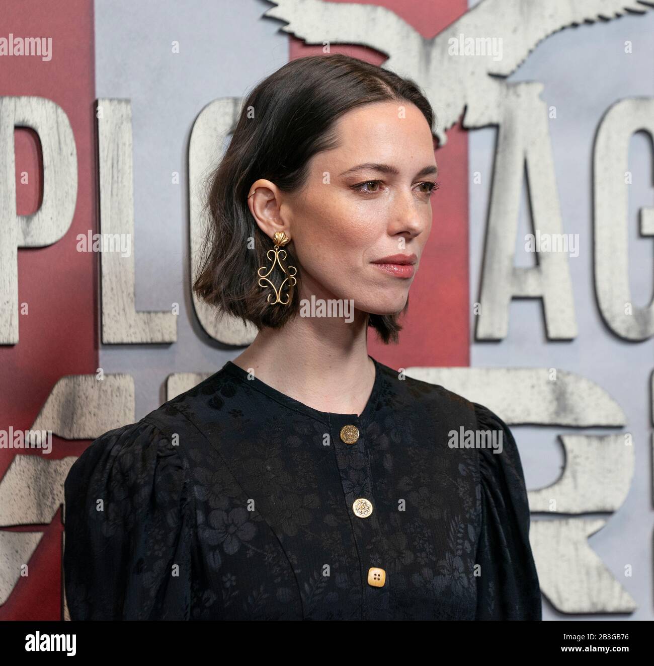 New York, NY - March 4, 2020: Rebecca Hall attends HBO's "The Plot ...