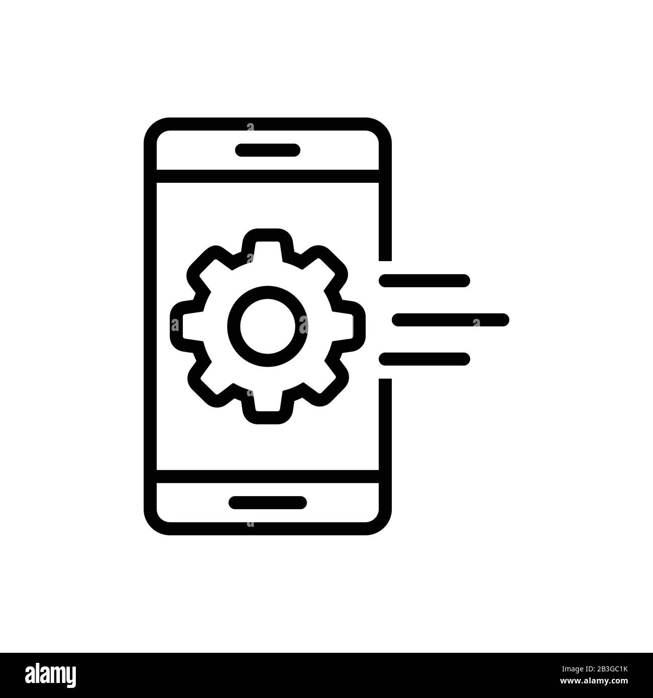 Mobile app icon Stock Vector Image & Art - Alamy