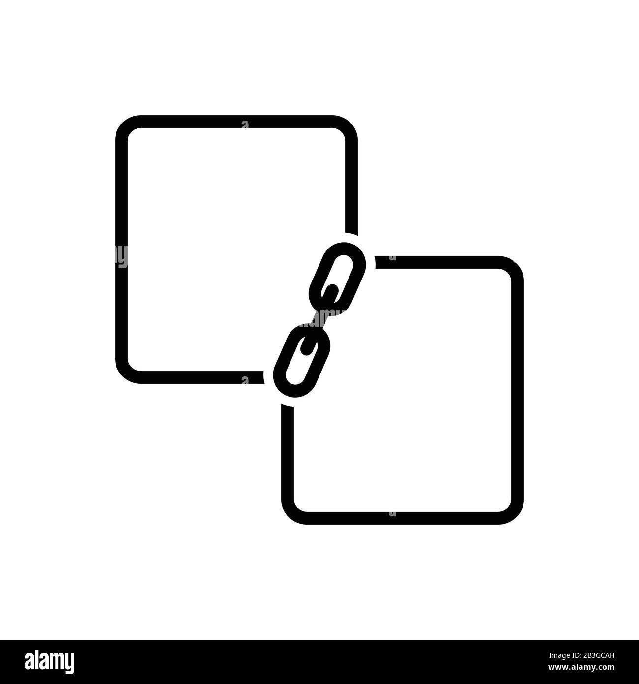 Link building page icon Cut Out Stock Images & Pictures - Alamy