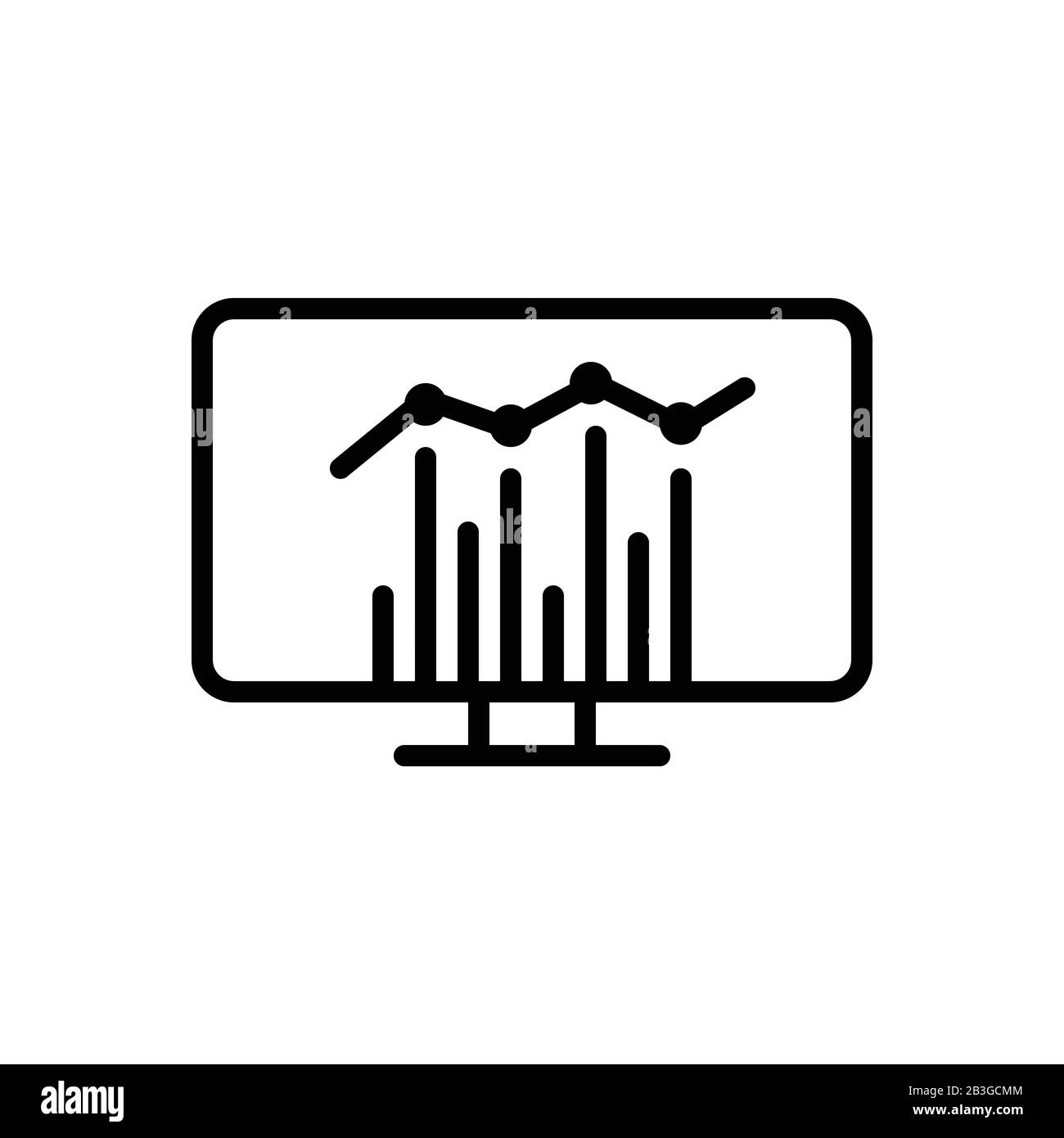 Statistics icon hi-res stock photography and images - Alamy
