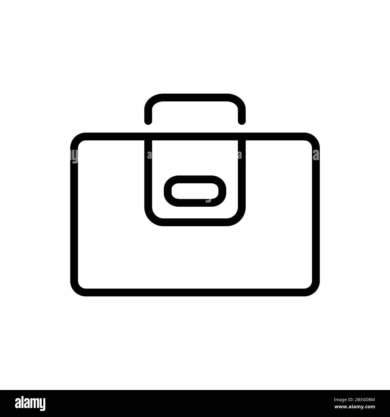 Portfolio icon not icons not pacl Black and White Stock Photos & Images ...
