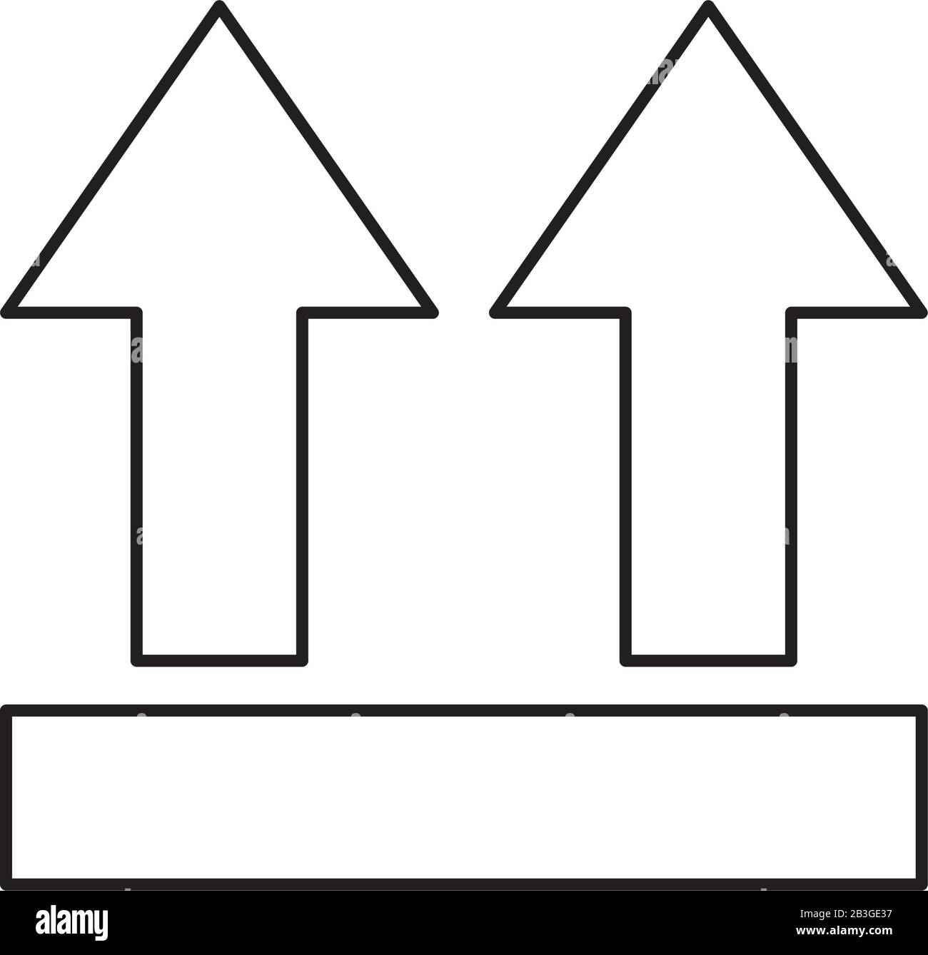 Isolated delivery arrows vector design Stock Vector Image & Art - Alamy