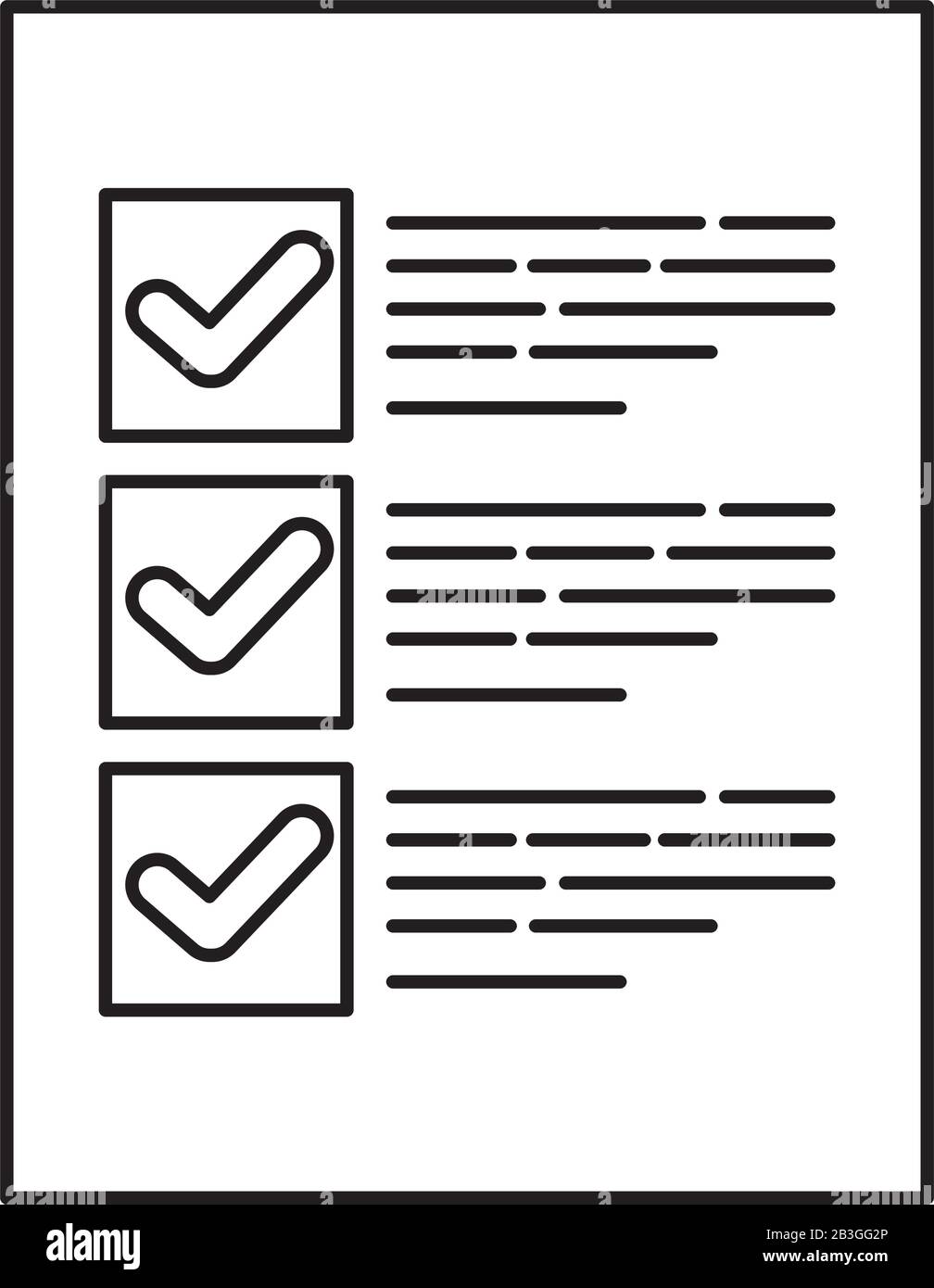 Isolated list document vector design Stock Vector Image & Art - Alamy