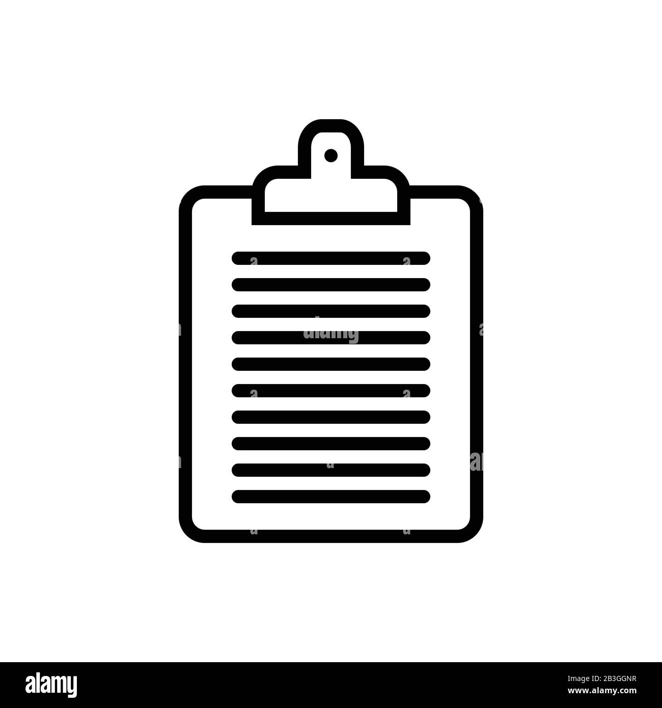 Clipboard logo Black and White Stock Photos & Images - Alamy