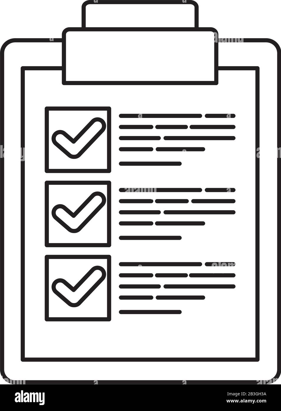 Isolated list document vector design Stock Vector Image & Art - Alamy