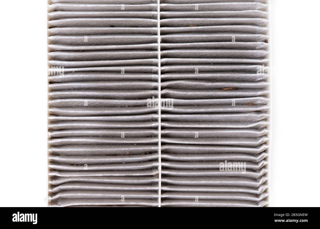 dirty car air conditioning filter isolated on white background Stock ...