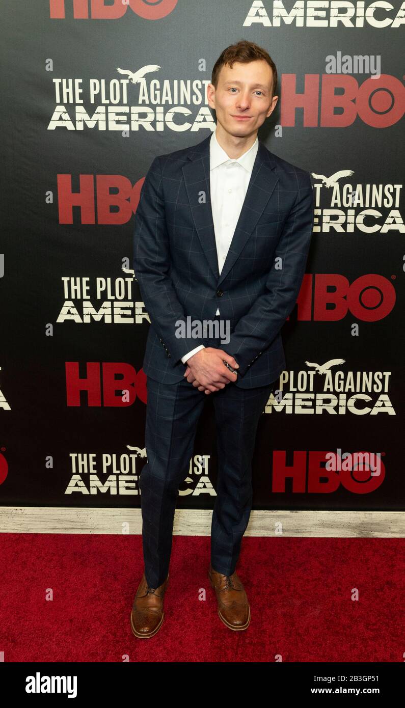 New York, NY - March 4, 2020: Steven Maier attends HBO's "The Plot ...