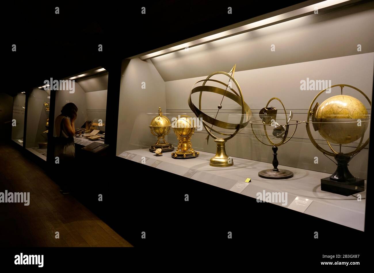 Interior view of Musee des Arts et Metiers Museum of Arts and Crafts ...