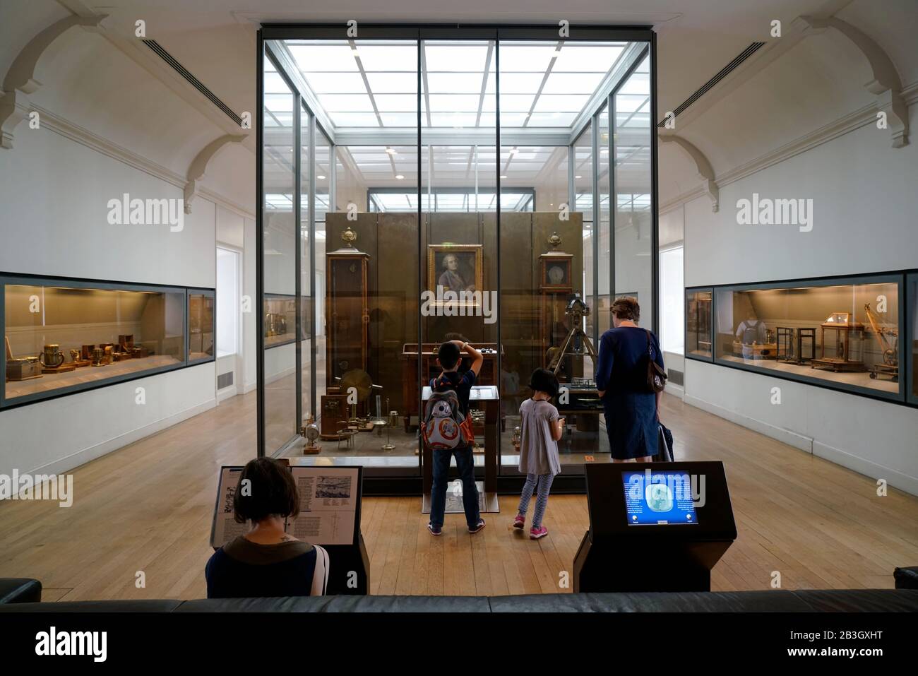 Interior view of Musee des Arts et Metiers Museum of Arts and Crafts ...