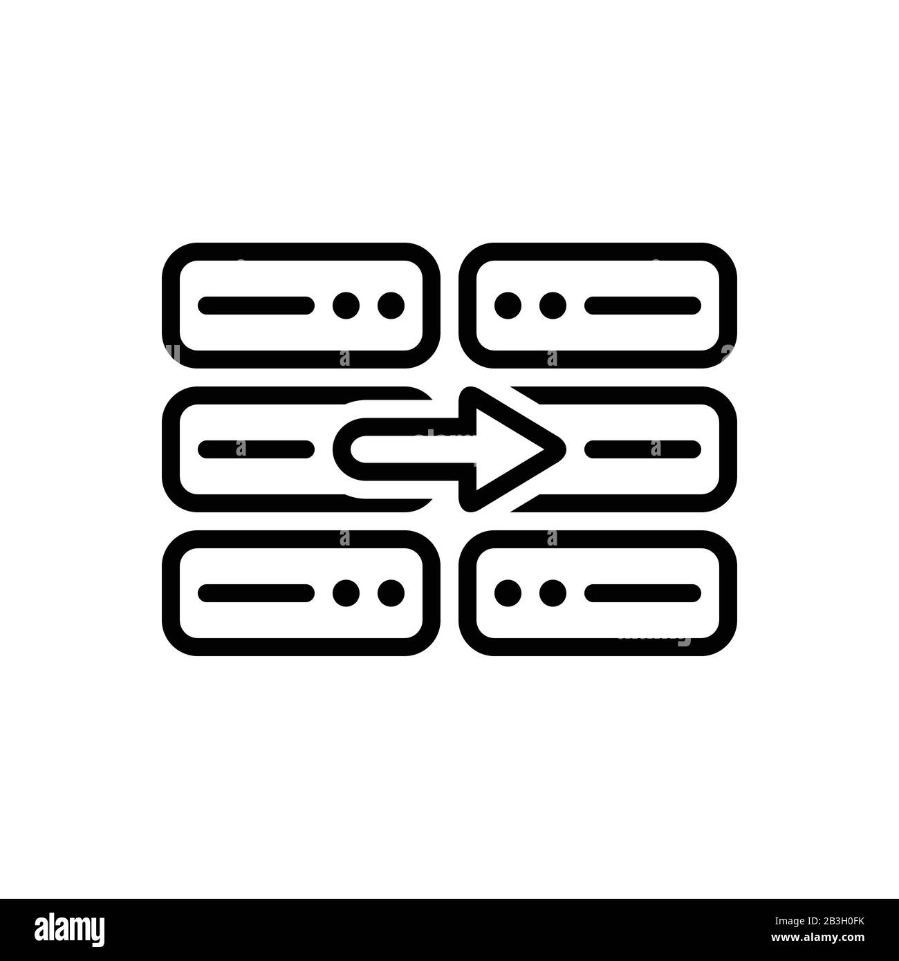 Copy server icon Stock Vector Image & Art - Alamy