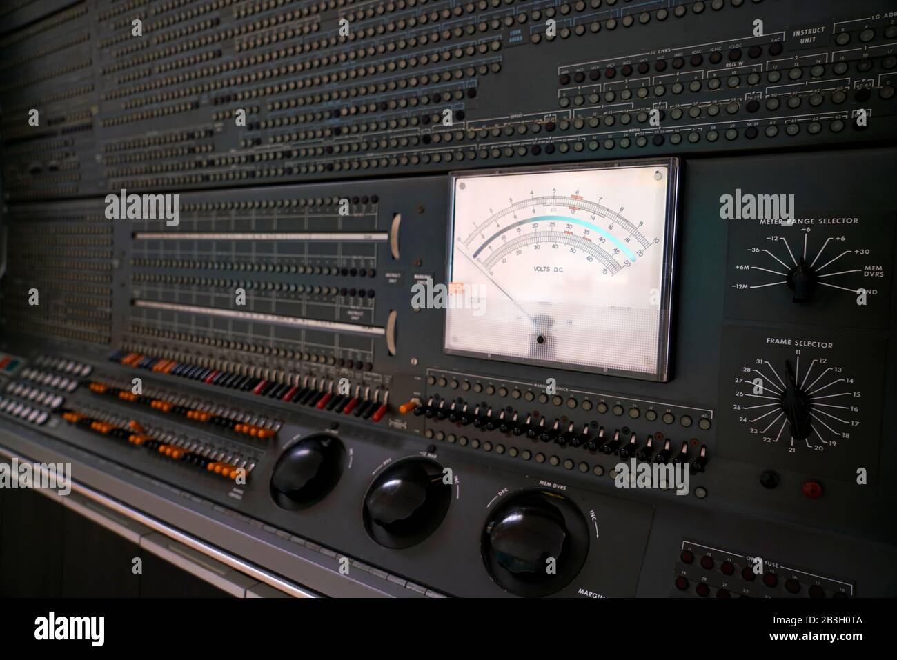 Maintenance console of IBM 7030 Stretch supercomputer.Musee des Arts et ...