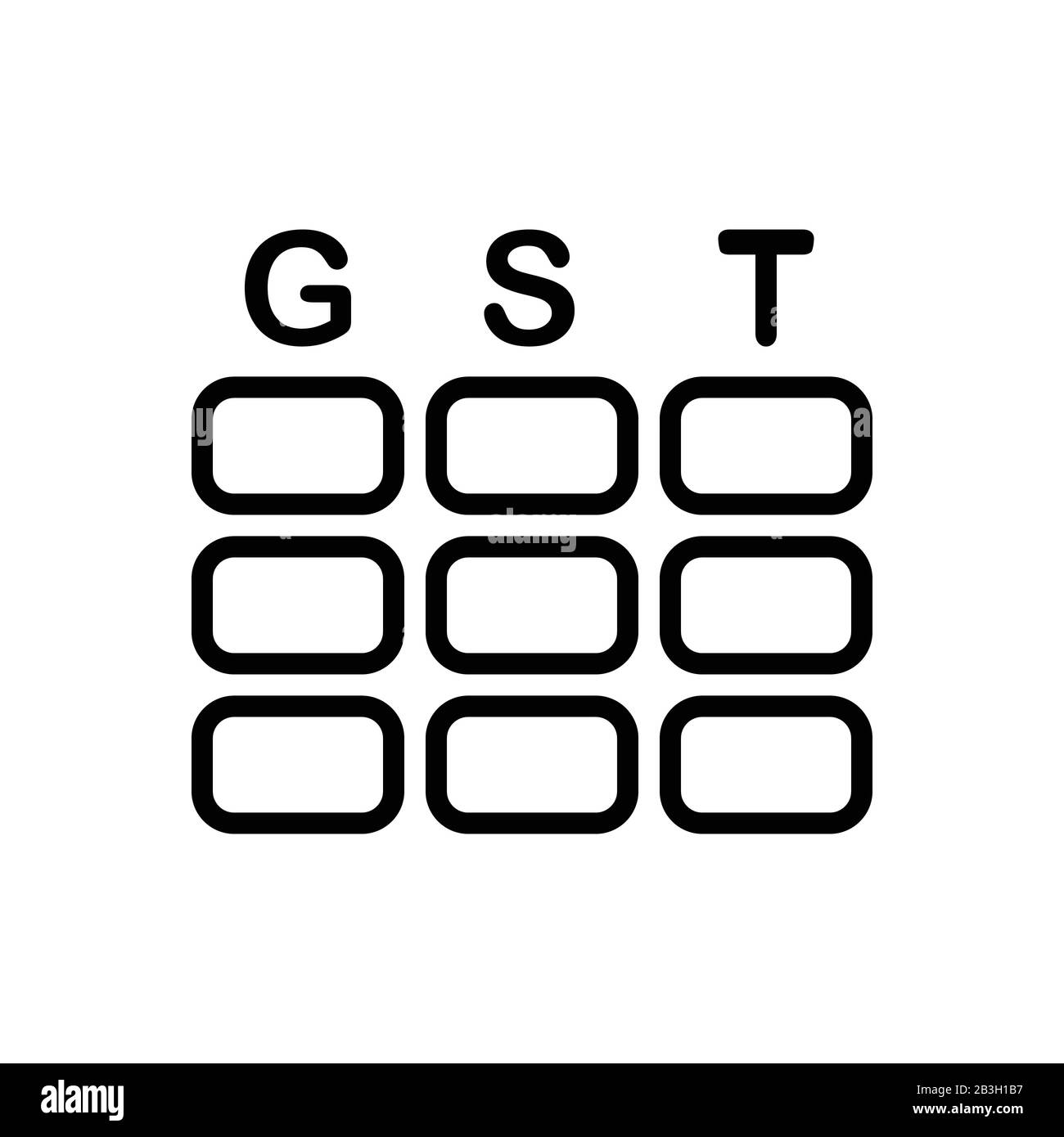 Icon for gst, taxation Stock Vector Image & Art - Alamy