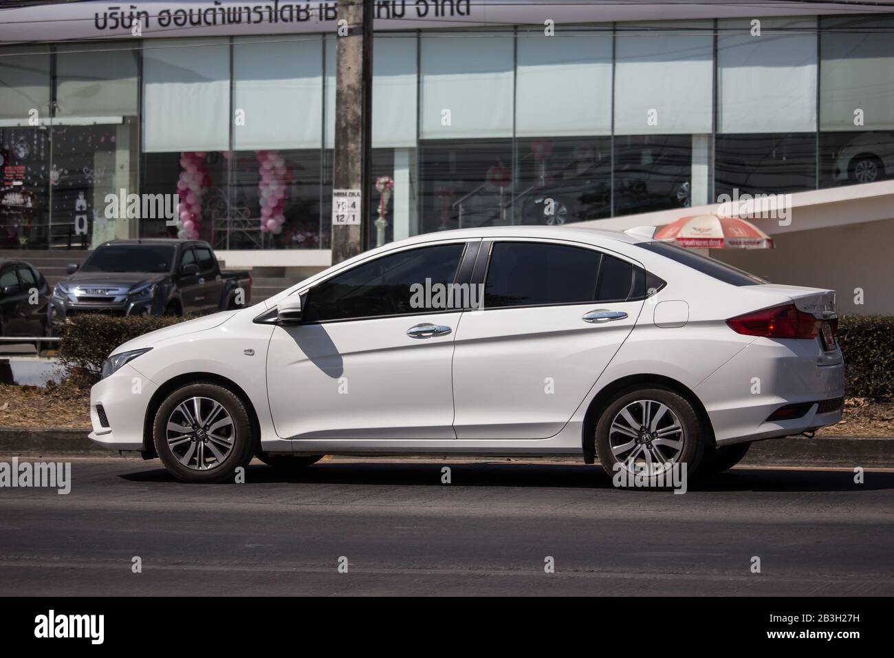 Chiangmai, Thailand - February 13 2020: Private Honda City Compact car ...