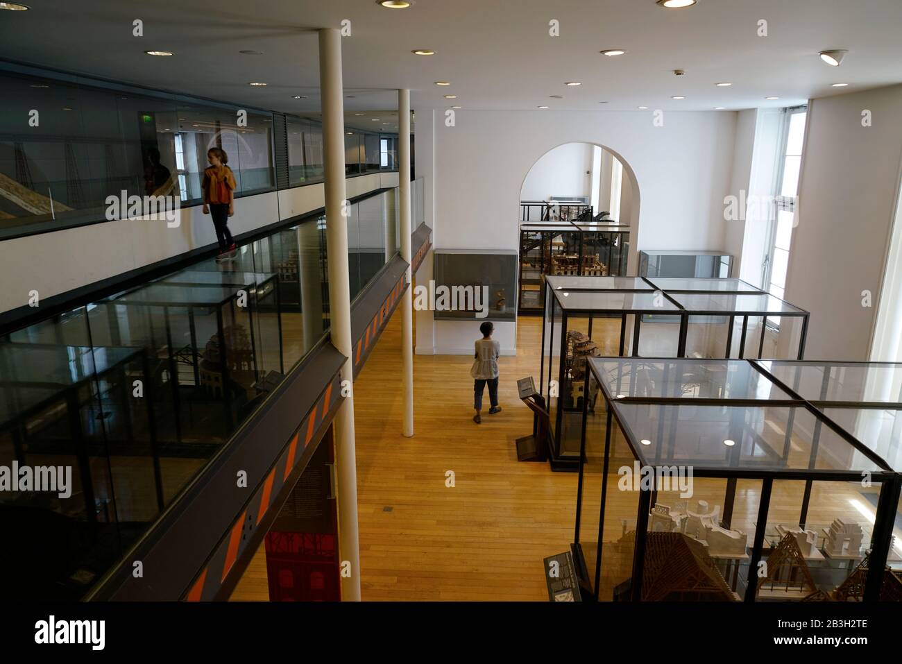 Interior view of Musee des Arts et Metiers Museum of Arts and Crafts ...