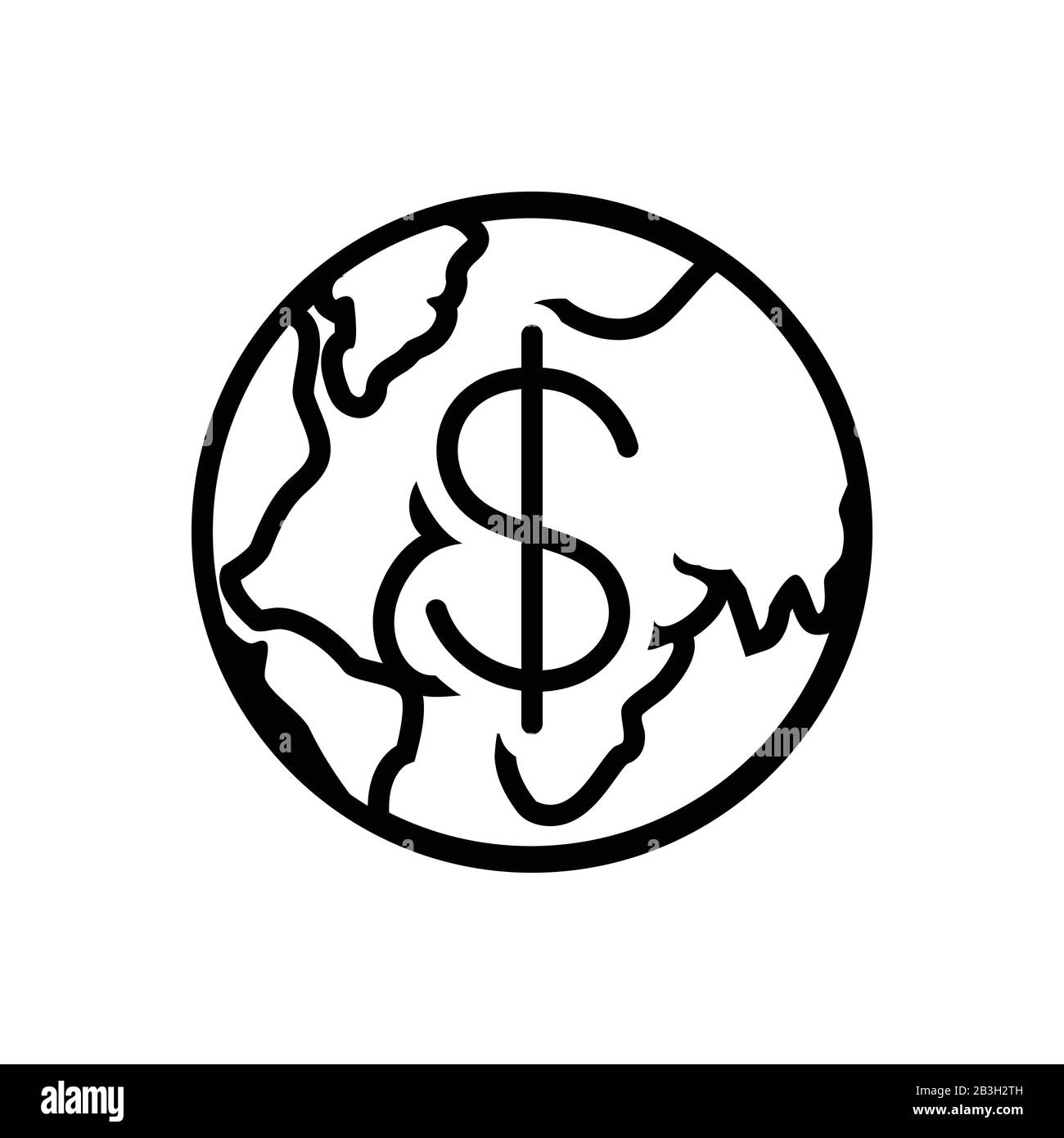 Icon for world, economy Stock Vector Image & Art - Alamy