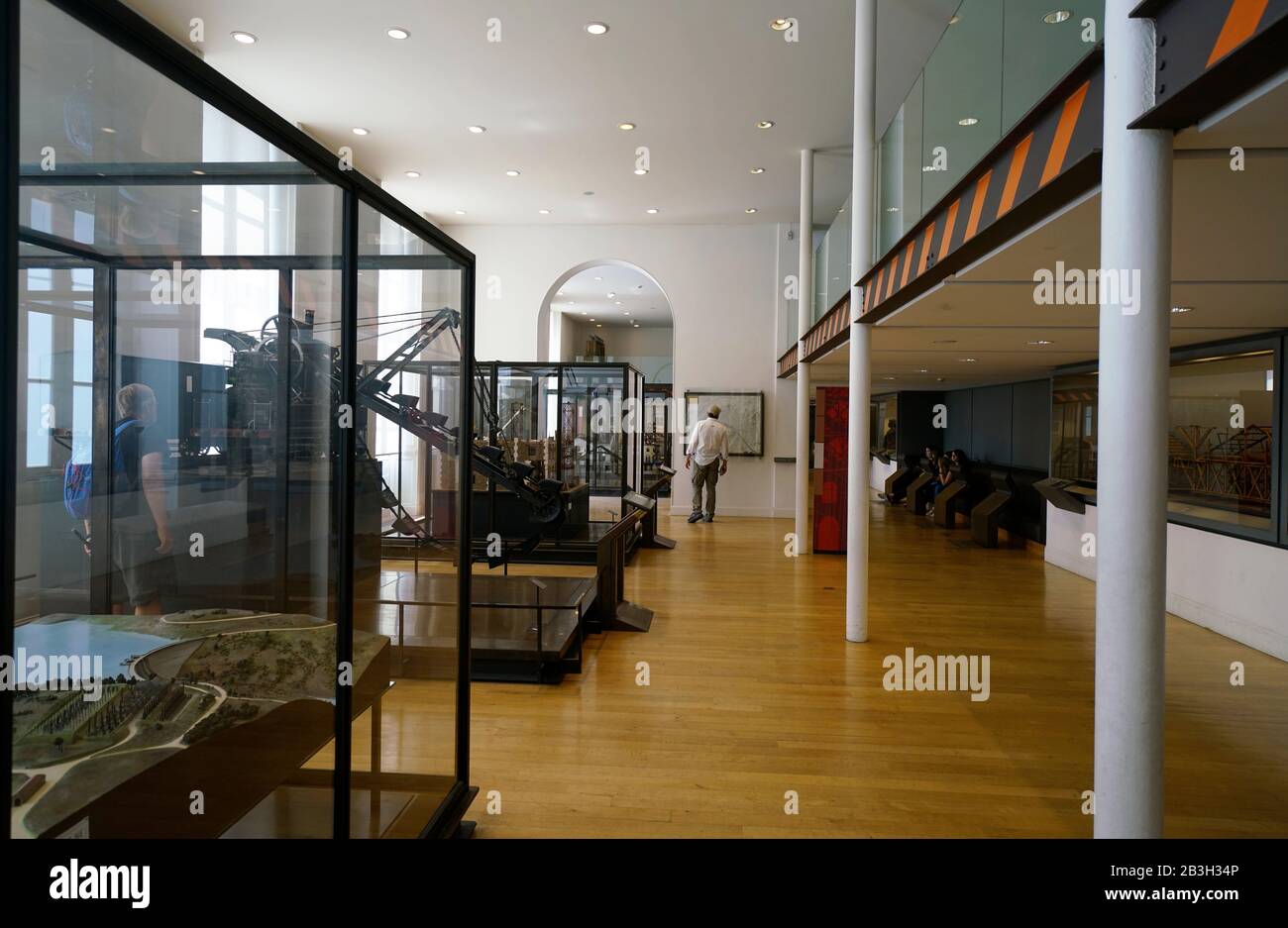 Interior view of Musee des Arts et Metiers Museum of Arts and Crafts ...