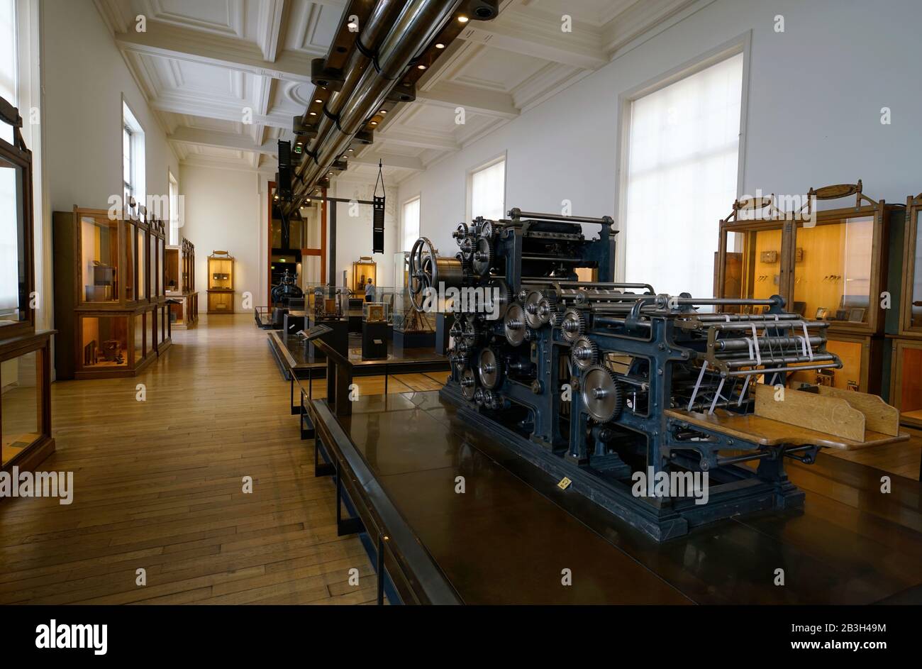 Interior view of Musee des Arts et Metiers Museum of Arts and Crafts ...